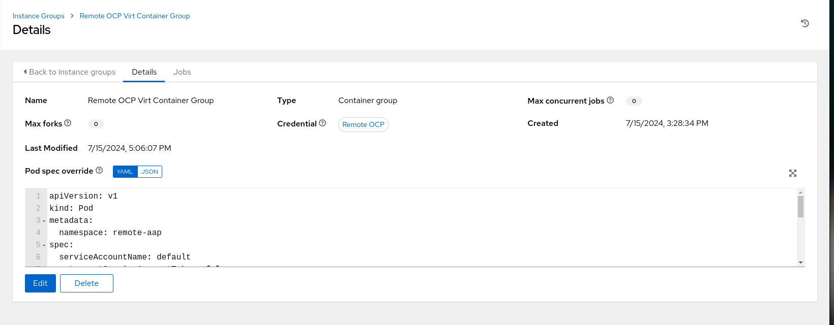 Ansible Automation Platform for OpenShift Virtualization in Multi-cluster Environment